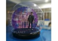 China Custom Giant Human Size Inflatable Snow Globe with 0.8mm PVC & 0.9mm Tarpaulin - 3 Year Warranty for sale