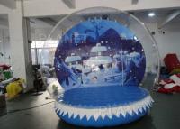 China 3m Inflatable Christmas Snow Globe with 0.6mm PVC Tarpaulin and Hot Air Welding Technology for sale