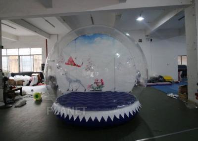 China Planet Inflatable Snow Globe Tent with 0.8mm PVC Dome and 3-Year Warranty for Holiday Displays for sale