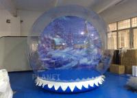 China Planet Inflatable Snow Globe Tent with 0.8mm PVC Dome and 3-Year Warranty for Holiday Displays for sale