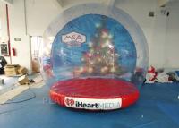 China Custom Inflatable Snow Globe Photo Booth - 3m/4m/5m Diameter PVC Christmas Decoration with Custom Printing for sale