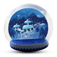 China Easy Access Entrance Tunnel Inflatable Snow Globe 2-4m Diameter with CE/UL Blowers and 3-Year Warranty for sale