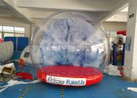 China 3m Inflatable Human Size Snow Globe with Fire Retardant PVC - 2-4m Diameter Custom Options for sale
