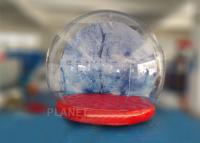 China 0.5mm PVC Tarpaulin Outdoor Inflatable Snow Globe - Custom Sizes with CE/EN71 Certification for Amusement Parks for sale