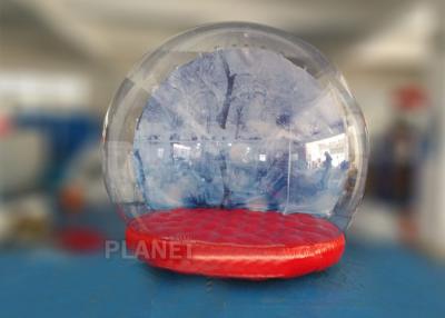 China 0.5mm PVC Tarpaulin Outdoor Inflatable Snow Globe - Custom Sizes with CE/EN71 Certification for Amusement Parks for sale
