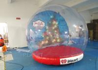 China 0.5mm PVC Tarpaulin Outdoor Inflatable Snow Globe - Custom Sizes with CE/EN71 Certification for Amusement Parks for sale