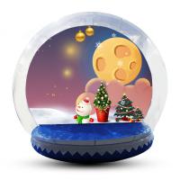 China Transparent Inflatable Human Snow Globe Photo Booth with Blower EN71 Certified for sale