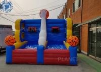 China Full Court Press Basketball Inflatable Game 4x3x3.5m with 0.55mm PVC for Party Rental for sale