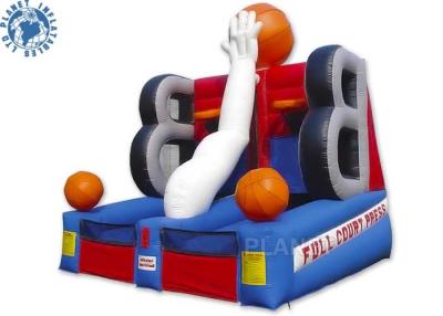 China Full Court Press Basketball Inflatable Game 4x3x3.5m with 0.55mm PVC for Party Rental for sale