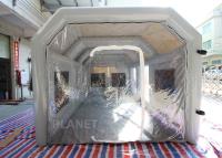 China PVC Tarpaulin Inflatable Spray Booth Garage Tent 4M 6M 8M Custom Size CE UL for sale