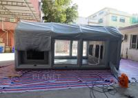 China PVC Tarpaulin Inflatable Spray Booth Garage Tent 4M 6M 8M Custom Size CE UL for sale