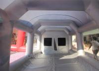 China Silver Inflatable Spray Booth 6m x 4m x 2.8m with Removable Flooring for Auto Painting for sale