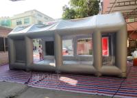 China 7m Long Inflatable Spray Booth with Blower Fire Retardant EN14960 SGS CE for sale