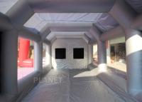 China 7m Long Inflatable Spray Booth with Blower Fire Retardant EN14960 SGS CE for sale