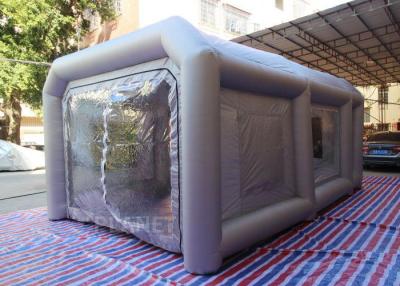 China Portable Waterproof Inflatable Car Paint Spray Booth With Cotton Filter for sale