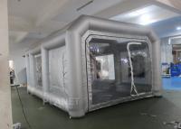 China Inflatable Mini Spray Booth 4x3.4x3m Portable Car Paint Booth Eco-Friendly Custom Size for sale