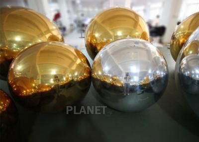 China Durable Gold Inflatable Mirror Ball 1m to 6m for Event Decoration with CE EN71 for sale