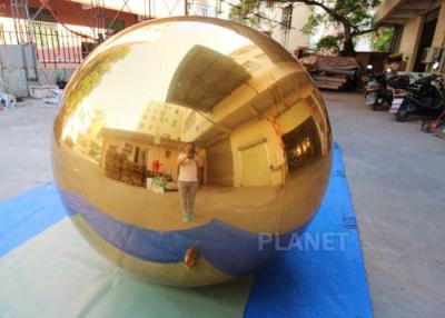 China Silver Reflective Balloon Inflatable Floating Mirror Balls For Wedding Decoration for sale