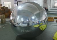 China Custom Inflatable Mirror Ball Decoration 80cm to 6m High Tear Strength Reusable PVC for sale