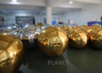 China Custom 0.7mm PVC Inflatable Mirror Ball Fire-Resistant Floating Balloon with Logo Printing for sale