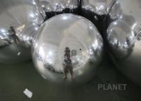 China Large PVC Silver Inflatable Mirror Balls 0.6m-6m Diameter for Event & Christmas Decoration for sale