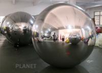 China Custom Inflatable Mirror Ball 0.8-4m for Wedding Party Decoration PVC Silver for sale