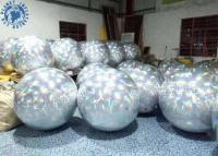 China Airtight Double Layer Inflatable Chrome Ball 8m Disco Mirror Balloon for Party for sale