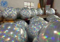 China Airtight Double Layer Inflatable Chrome Ball 8m Disco Mirror Balloon for Party for sale