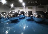 China Custom Reflective Inflatable Mirror Ball PVC Party Decoration 1m Silver for sale