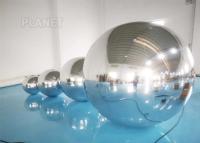 China Hanging Silver Inflatable Mirror Ball EN14960 Certified with 3-Year Warranty and Custom Sizes for sale
