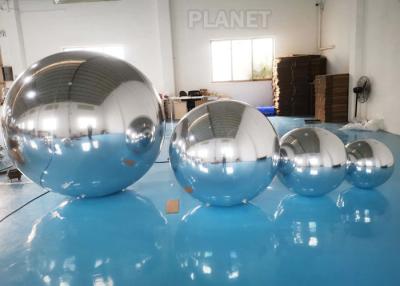 China Hanging Silver Inflatable Mirror Ball EN14960 Certified with 3-Year Warranty and Custom Sizes for sale