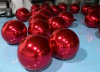 China Waterproof 0.6m Inflatable Mirror Sphere Ball for Stage Decoration for sale