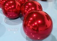 China 60cm Red PVC Inflatable Mirror Ball Christmas Decorative Ball for Party Promotion for sale