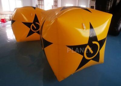 China EN14960 Inflatable Cube Water Floating Safety Buoy - 0.6mm PVC, 5-Minute Inflation, Custom Logo Options for sale
