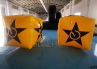 China EN14960 Inflatable Cube Water Floating Safety Buoy - 0.6mm PVC, 5-Minute Inflation, Custom Logo Options for sale