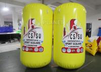 China 1.9m Height 1.17m Diameter Cylindrical Inflatable Buoy with 0.6mm PVC Material for Water Sports for sale