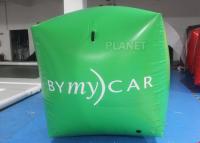 China Green Square Inflatable Race Marker Buoys for Swim Events EN71 0.6mm PVC for sale