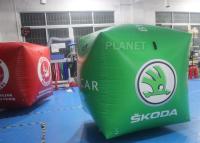China 1.5m Fire Retardant Inflatable Marker Buoy with Logo Printed 0.6mm PVC Floating Tube for sale