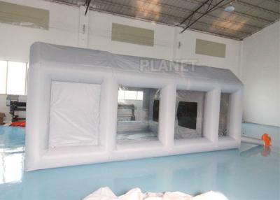 China Inflatable Spray Booth Automotive Workstation 0.55mm PVC Double Stitching Custom Size for sale