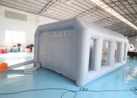China Inflatable Spray Booth Automotive Workstation 0.55mm PVC Double Stitching Custom Size for sale