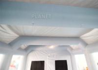 China Inflatable Spray Booth Automotive Workstation 0.55mm PVC Double Stitching Custom Size for sale