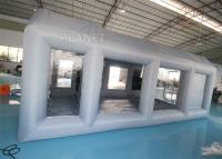 China Inflatable Spray Booth Automotive Workstation 0.55mm PVC Double Stitching Custom Size for sale