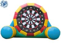 China 4.5m Giant Inflatable Football Dart Board Game Double Sides Soccer Darts for Party Rental for sale