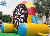 China 4.5m Giant Inflatable Football Dart Board Game Double Sides Soccer Darts for Party Rental for sale