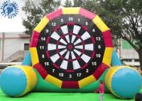 China 4.5m Giant Inflatable Football Dart Board Game Double Sides Soccer Darts for Party Rental for sale
