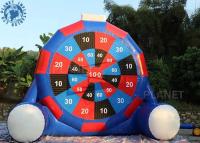 China Customized Commercial Inflatable Soccer Dart Board 4.5m Height CE EN14960 for sale
