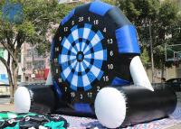 China Large Jumbo Inflatable Velcro Soccer Dart Board Sports Game 4.5m Height for sale