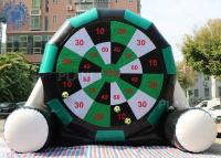 China Large Jumbo Inflatable Velcro Soccer Dart Board Sports Game 4.5m Height for sale