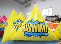 China Hot Air Welding UV Resistant Triangle Inflatable Marker Buoy 1.5m 2.0m 2.5m for Triathlon Water Race for sale