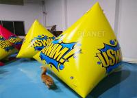 China Hot Air Welding UV Resistant Triangle Inflatable Marker Buoy 1.5m 2.0m 2.5m for Triathlon Water Race for sale